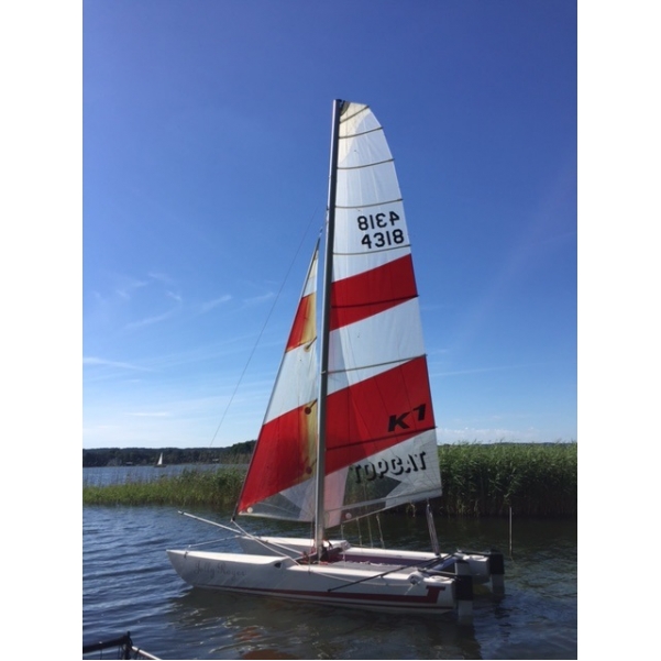 Segel-Markt - gebrauchte Segelboote Katamaran TopCat K1 Spitfire Streamcut