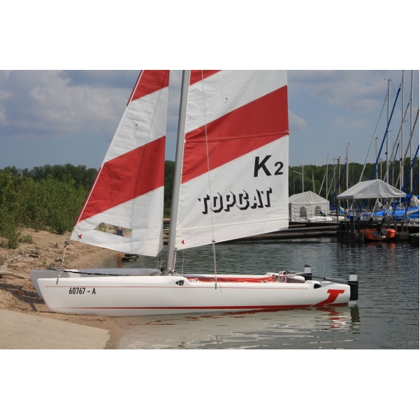 Segel-Markt - gebrauchte Segelboote Katamaran TopCat K2 Classic mit Trailer